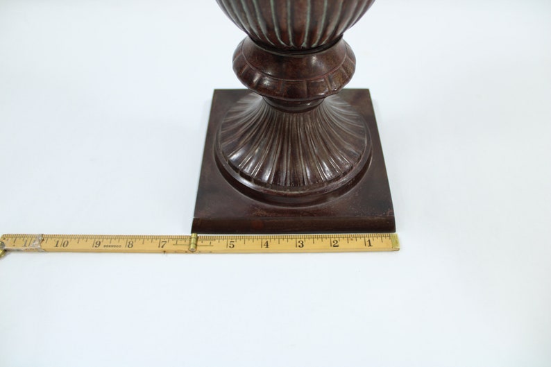 Metal Urn Vase Tabletop Urn Mantle Table Display Vase - Etsy