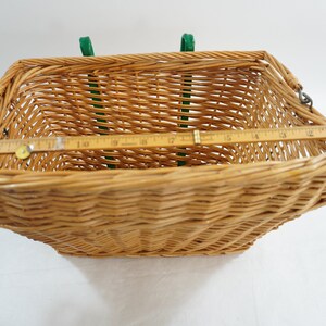 Vintage Bike Basket, Hanging Basket, Flat Back Basket for Bike ...