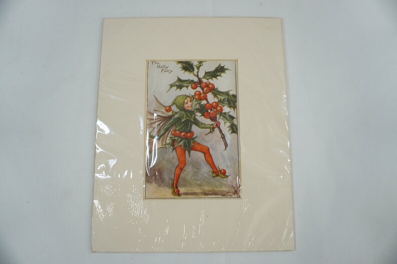 Cicely Mary Barker Book Plate, Vintage Ephemera, Vintage Book Image ...