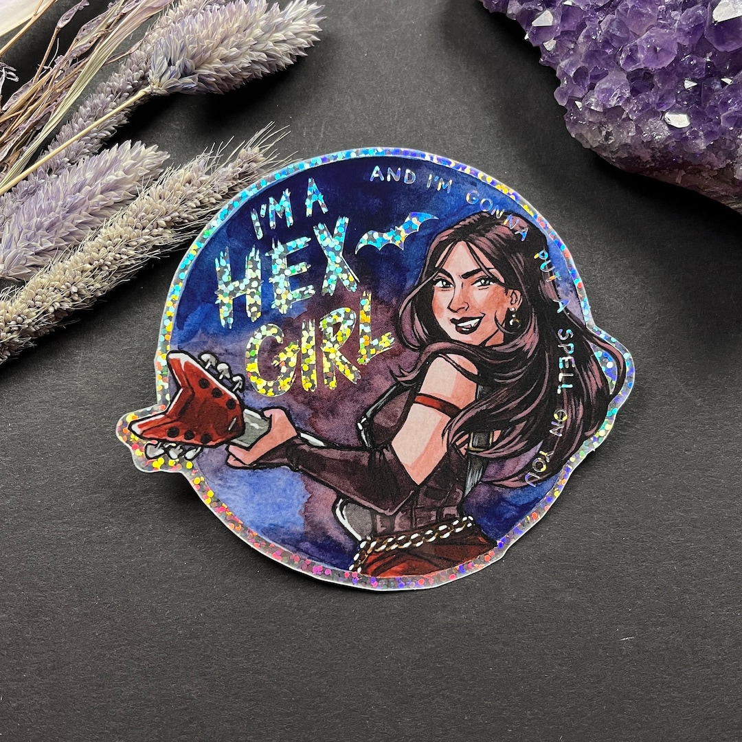 Thorn Sticker / Hex Girl Sticker / Glitter Sticker - Etsy