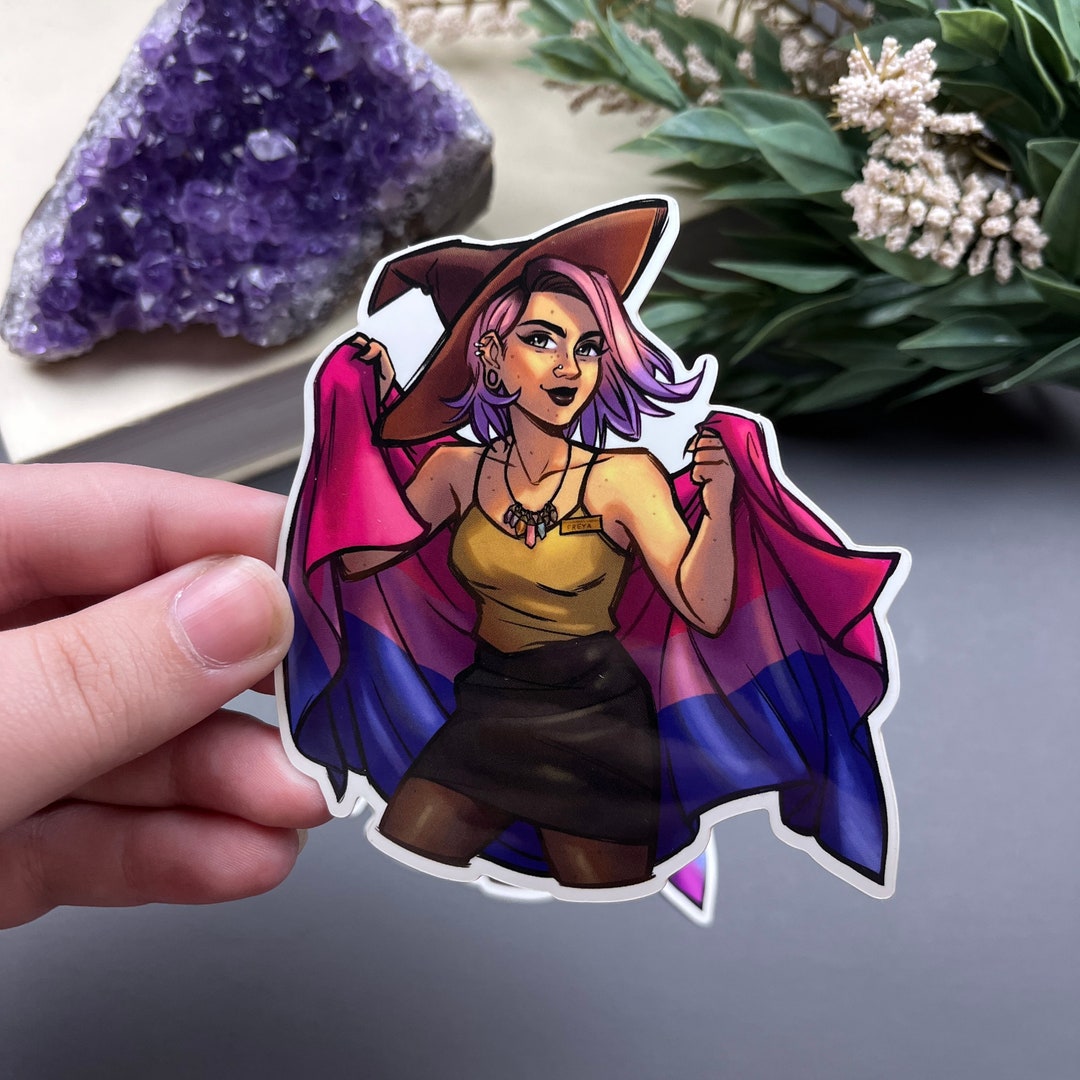 Witchy Pride Flag Sticker / Vinyl Sticker / Modern Witch - Etsy