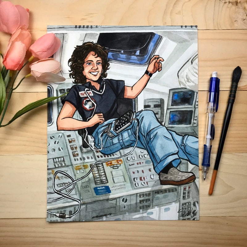 Sally Ride - Etsy
