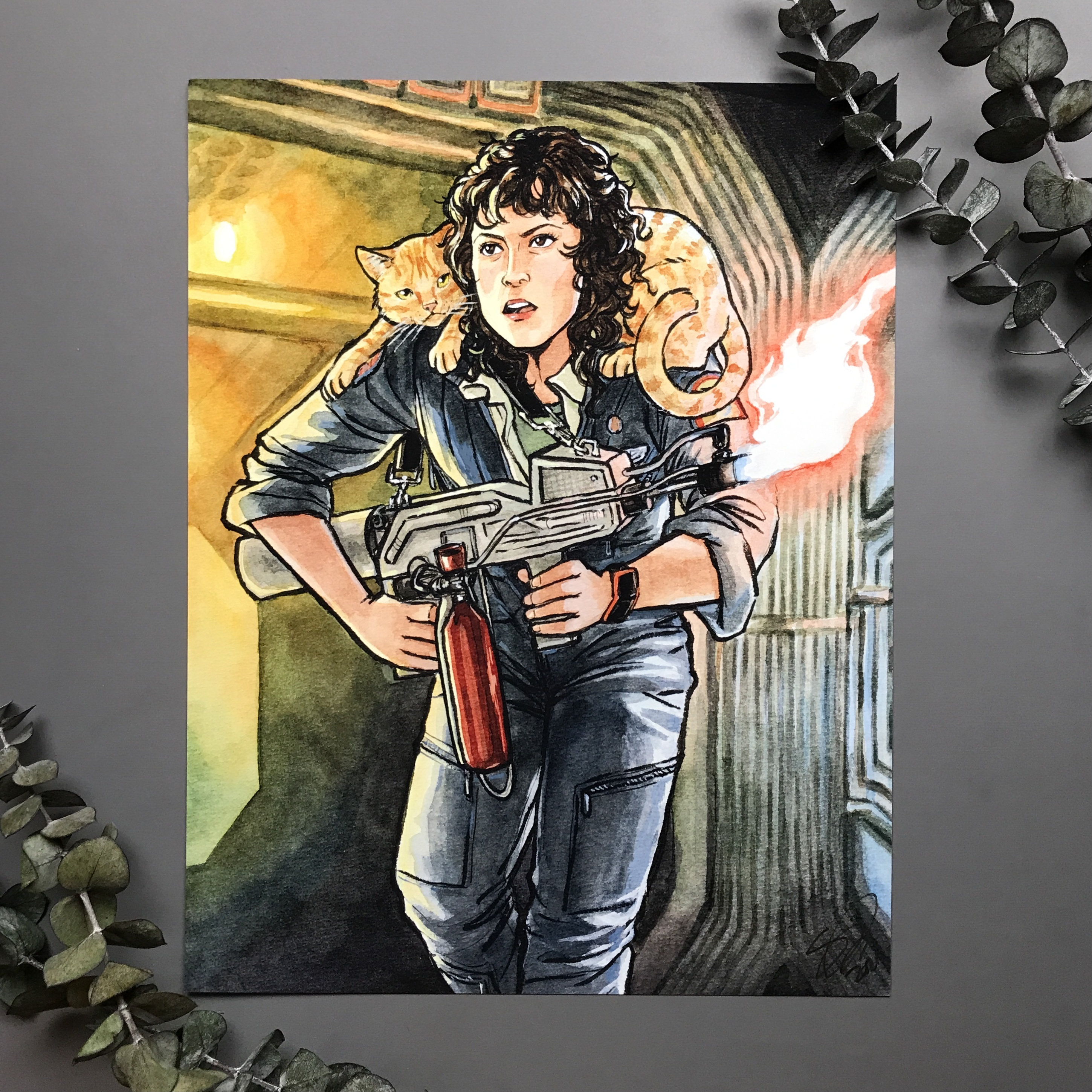 Ripley Alien Drawing