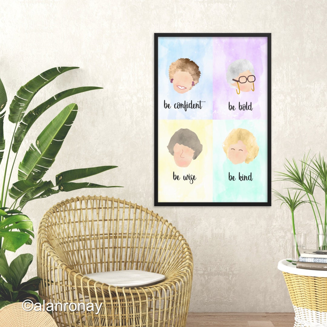 Golden Poster (unframed) - Etsy