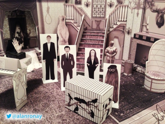 Addams Family House In Color