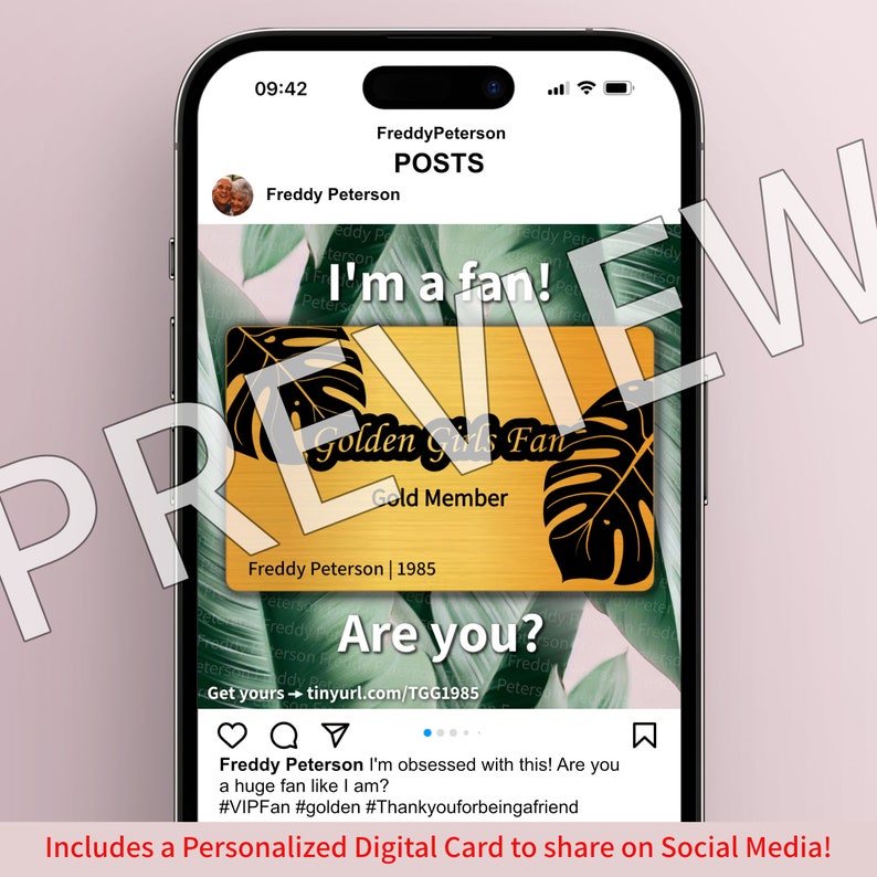 Super Fan VIP Card - Etsy