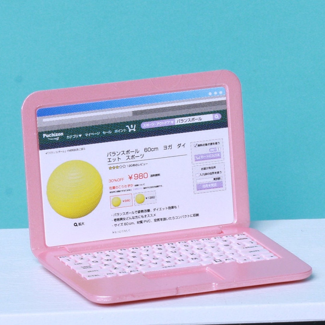 1:12 Scale Miniature Desktop Computer Dollhouse Doll House Miniatures ...