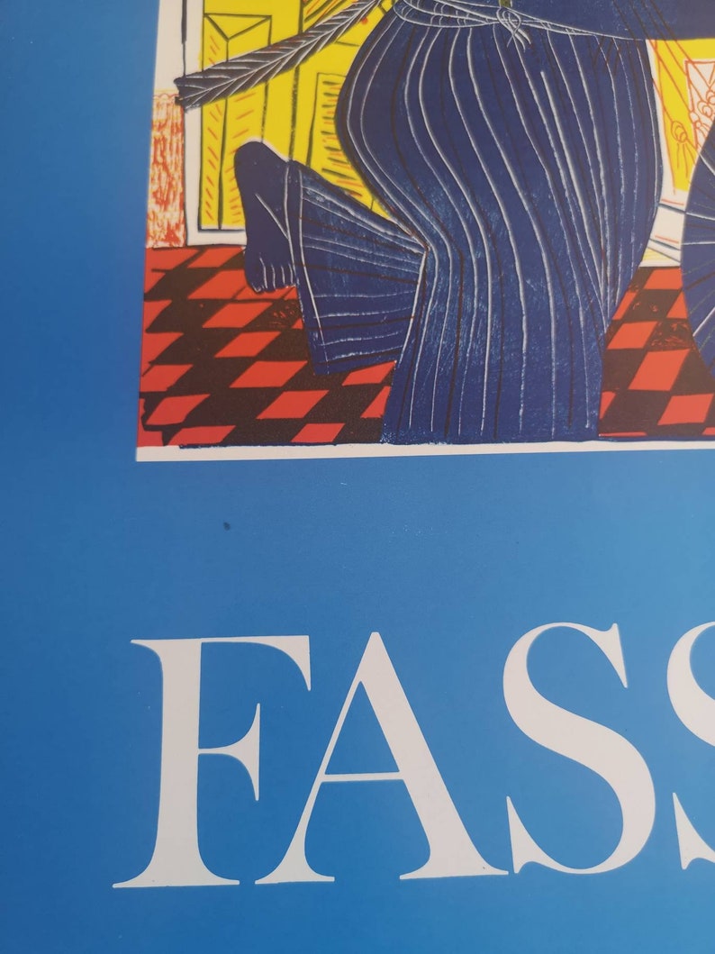 Alekos Fassianos Gallery Art Original Exhibition Poster Malmö Sweden ...