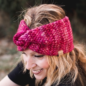 Nerilla Headband Knitting Pattern | Textured Basket Stitch Knit ...