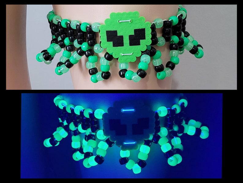 Alien Kandi Garter Rave Outfitedc Outfit Rave Fashion Rave - Etsy