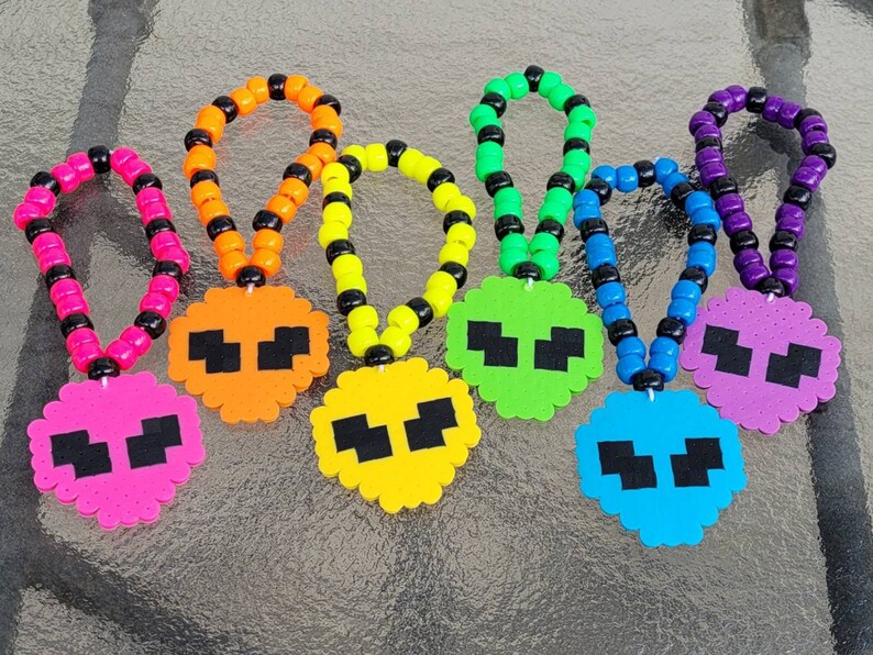 Alien Kandi Set Kandi Braceletskandi Singles Alien - Etsy