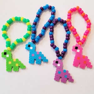 Dinosaur Kandi Bracelets,dino Bracelets,kandi Singles,rave Bracelets ...
