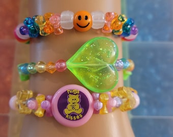 Vintage Kandi 90s & 2000s, Kandi Bracelets,vintage Beads,oldschool ...
