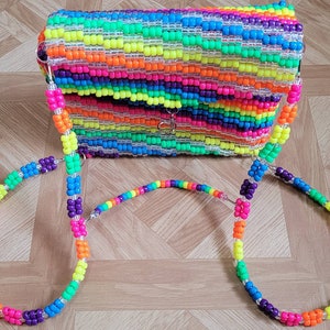 Flower Kandi Purse,kandi Bag,kandi Backpack,rave Backpack,rave Purse ...