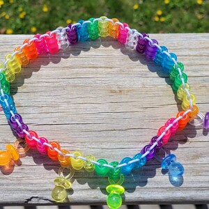 Rave Baby Kandi Choker, Kandi Necklace,rave Choker,rave Necklace ...