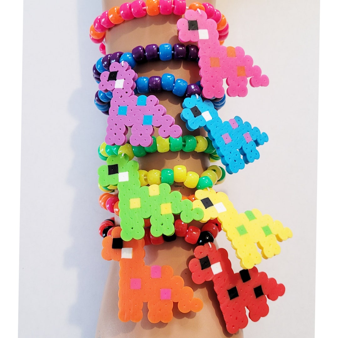 Dinosaur Kandi Bracelets,dino Bracelets,kandi Singles,rave Bracelets ...
