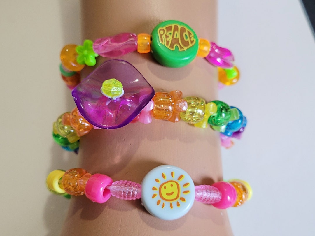 Vintage Kandi 90s And 2000s Kandi Bracelets Vintage Beads Oldschool