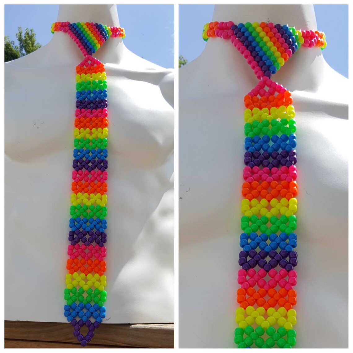 Mens Kandi Tie Pride Tie Beaded Tie Kandi Kid Raver - Etsy Mens Kandi Tie Pride Tie Beaded Tie Kandi Kid Raver - Etsy