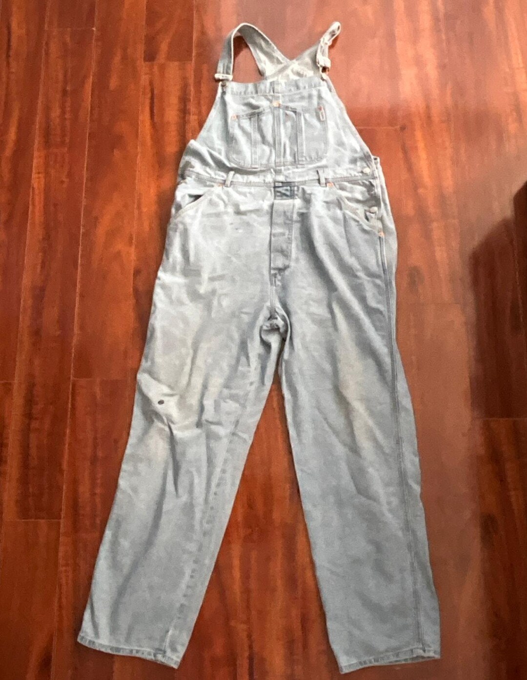 Vintage Guess Denim Overalls, Retro Hip Hop Fashion, Size L 1990’s Jean ...