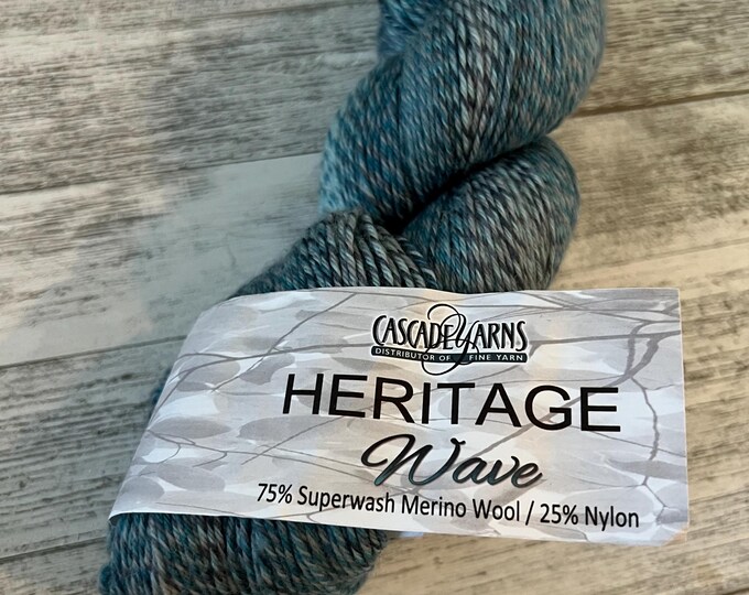 DESTASH - Cascade Yarns Heritage Wave Color 501 - Etsy