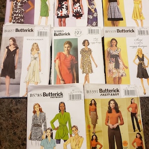 Choice of NEW Uncut Butterick Pattern One of 4657, 5317, 5319, 5391 ...