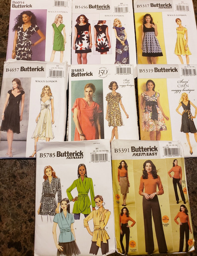 Choice of NEW Uncut Butterick Pattern One of 4657, 5317, 5319, 5391 ...