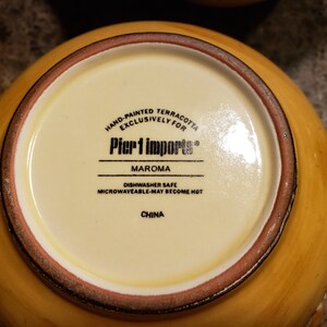Choice of Vintage Pier 1 Imports Maroma Pattern Dishes - Etsy