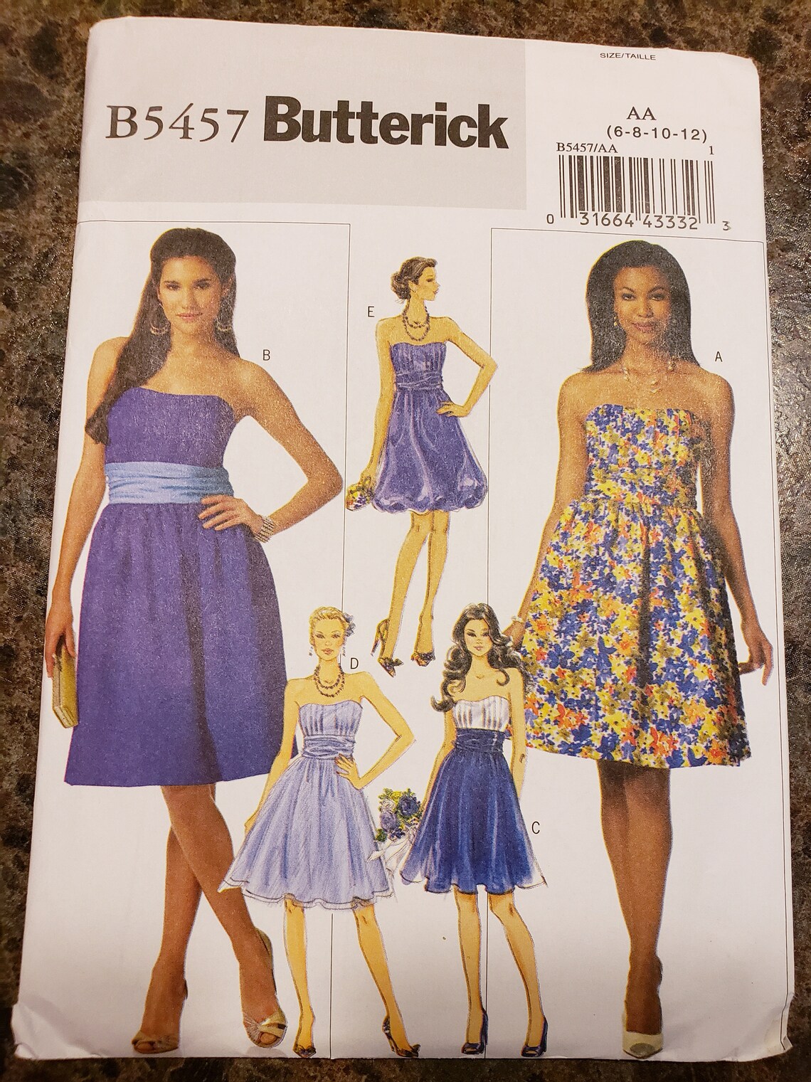 Choice of NEW Uncut Butterick Pattern One of 5457 5486 5706 - Etsy