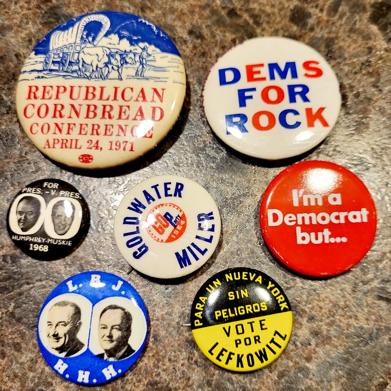 Political Button - Etsy