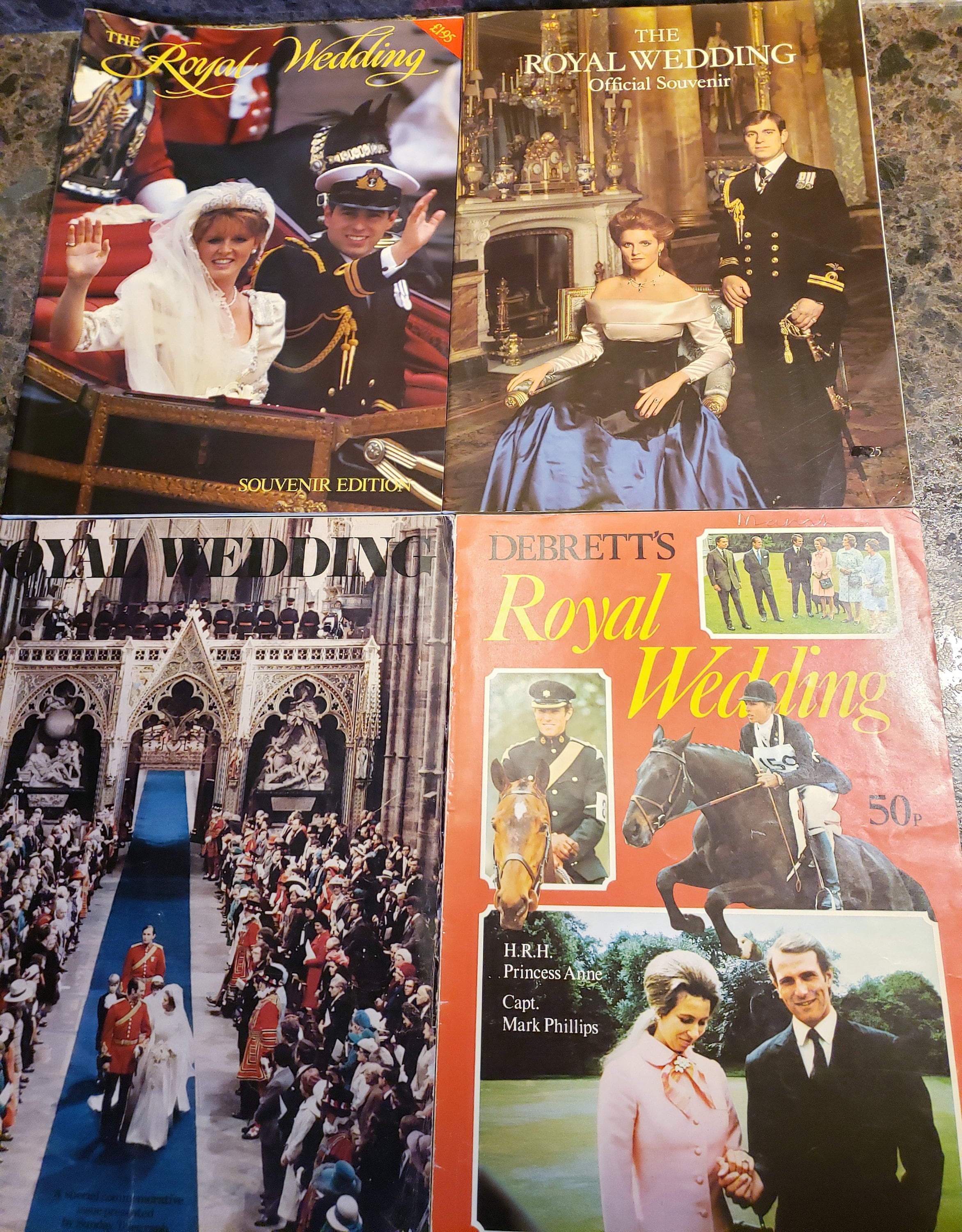 Choice of Vintage the Royal Wedding Magazine From the 1970's and 1980's ...