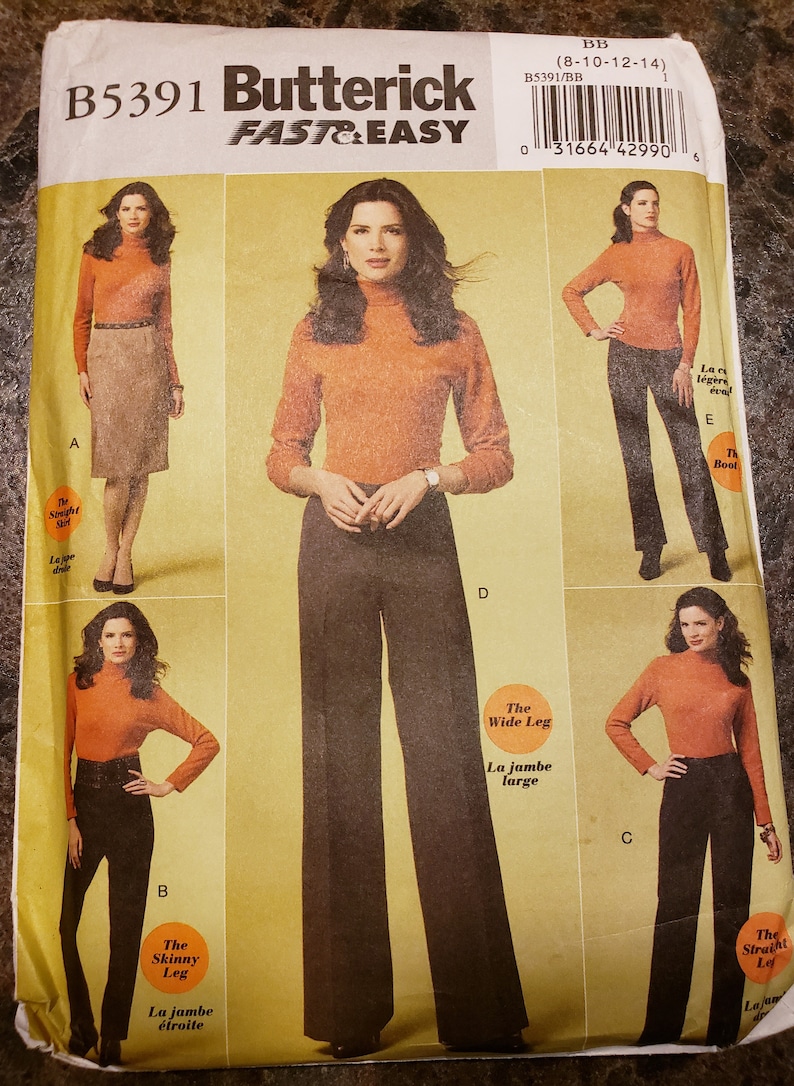 Choice of NEW Uncut Butterick Pattern One of 4657, 5317, 5319, 5391 ...