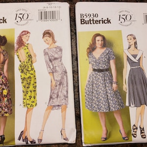 Choice of NEW Uncut Butterick Pattern One of 5852, 5853, 5882, 5894 ...