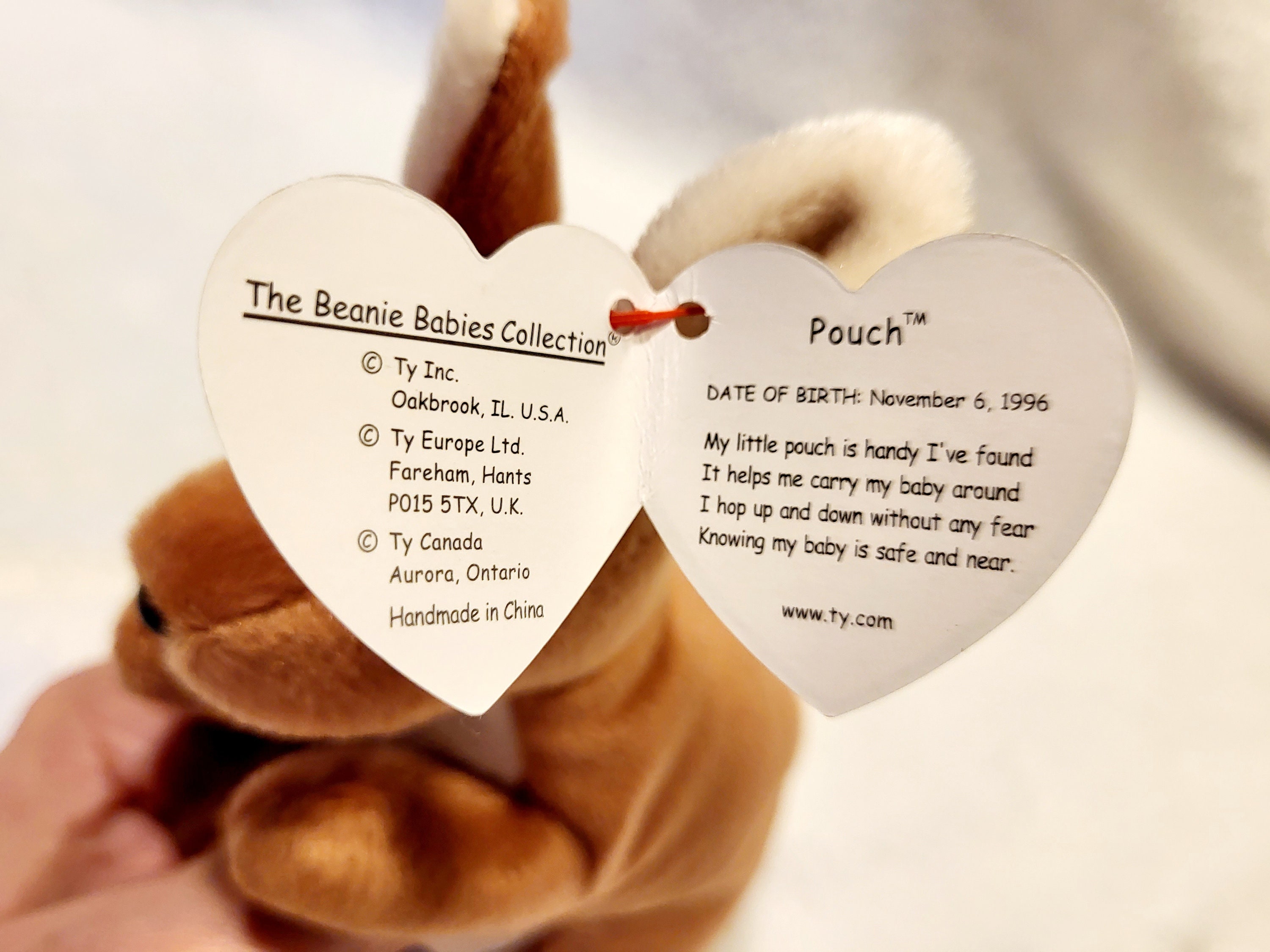 Rare Vintage Ty Beanie Baby With Original Tags and Wrong Tush Tag ...
