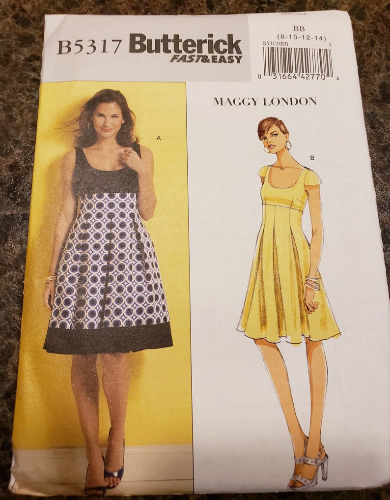 Choice of NEW Uncut Butterick Pattern One of 4657, 5317, 5319, 5391 ...