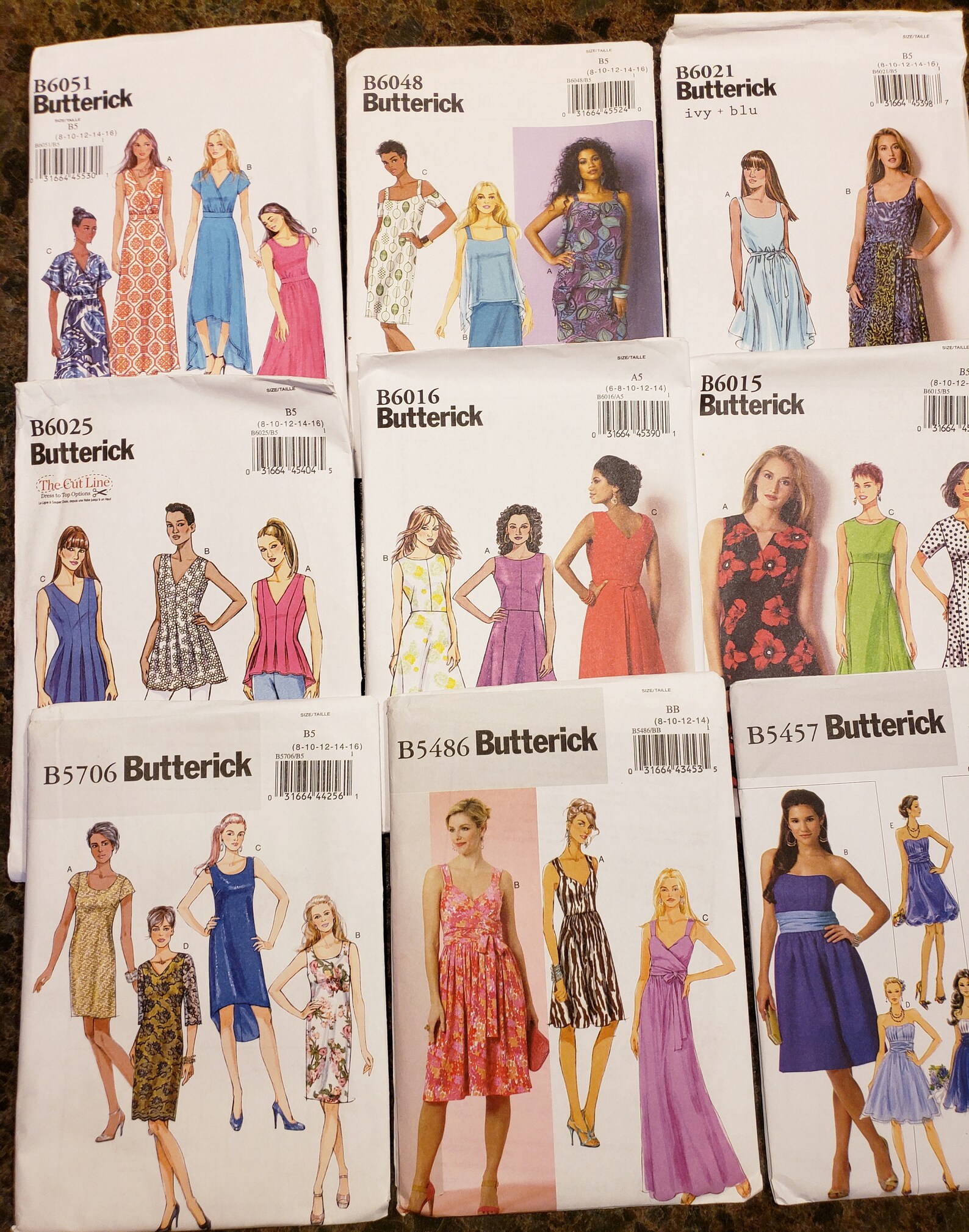 Choice of NEW Uncut Butterick Pattern One of 5457 5486 5706 - Etsy