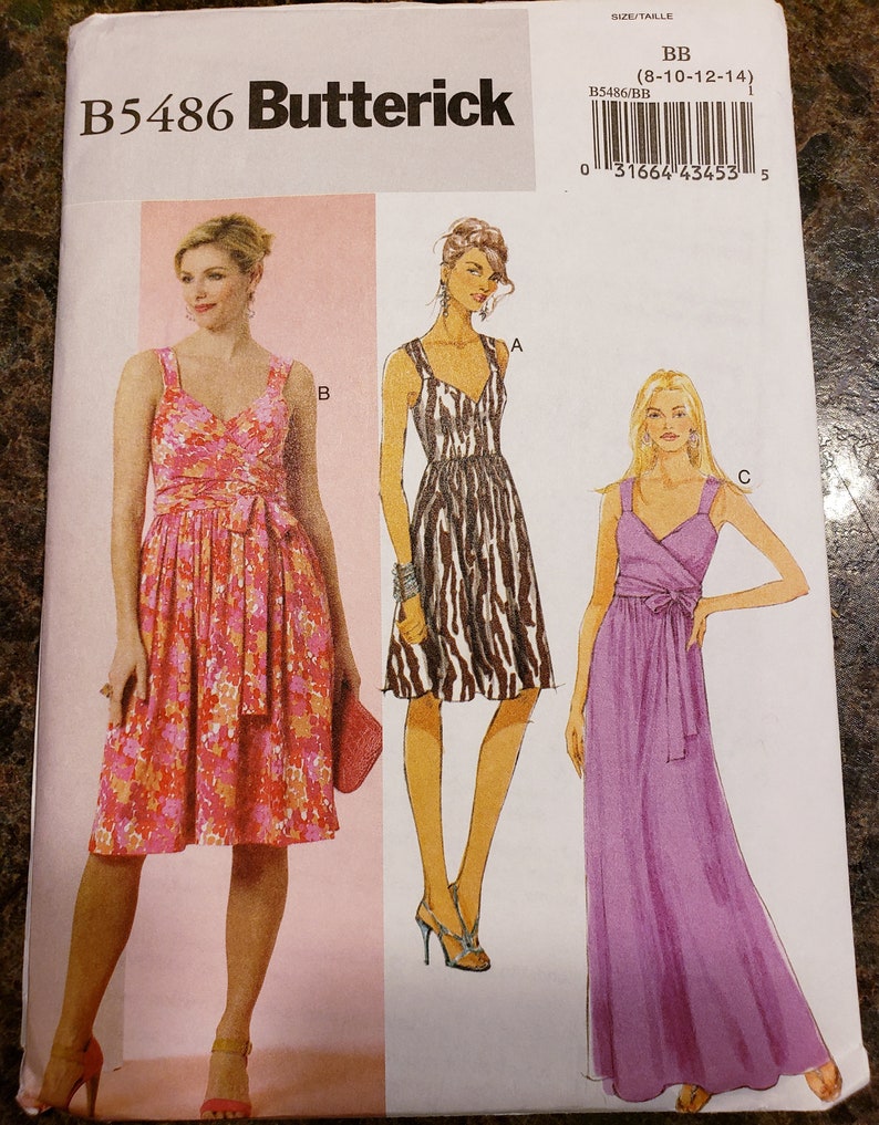 Choice of NEW Uncut Butterick Pattern One of 5457 5486 5706 - Etsy