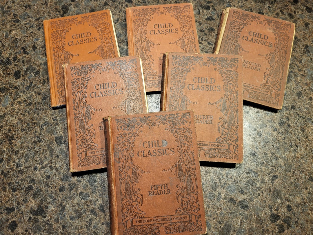 Rare Collection of Child Classics Book by the Bobbs-merrill Company - Etsy