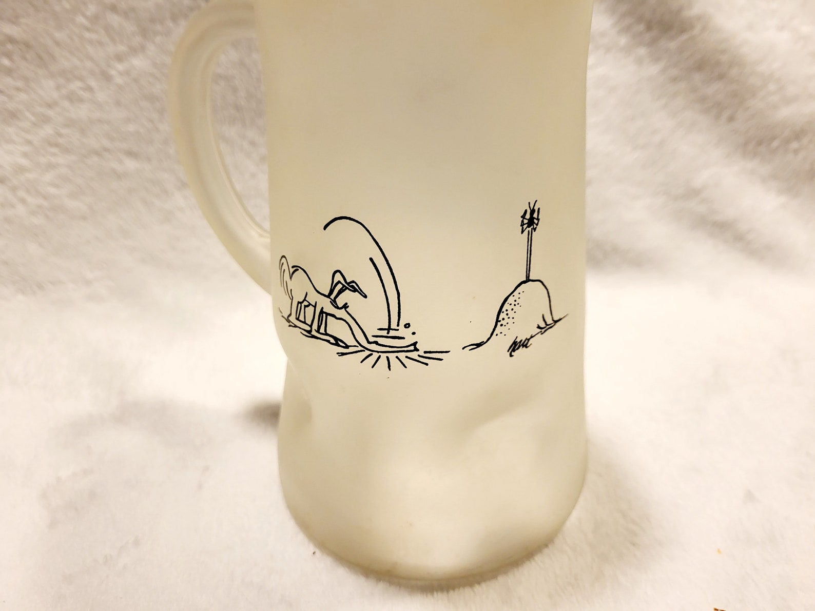 Choice of Vintage Johnny Hart BC Comics Fire King Pitcher or Glass - Etsy