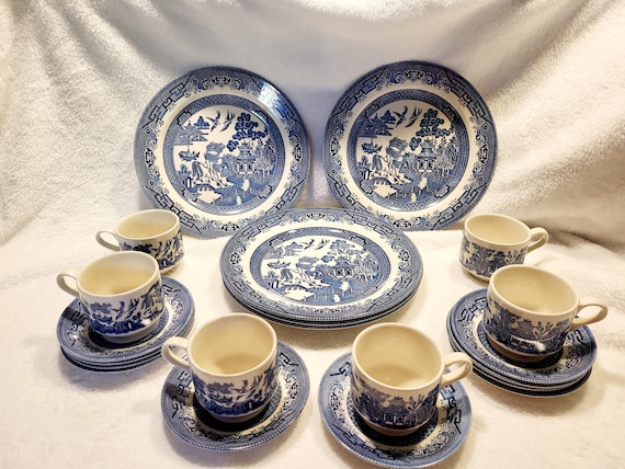 Vintage Churchill Blue Willow Ware in Various Patterns See - Etsy