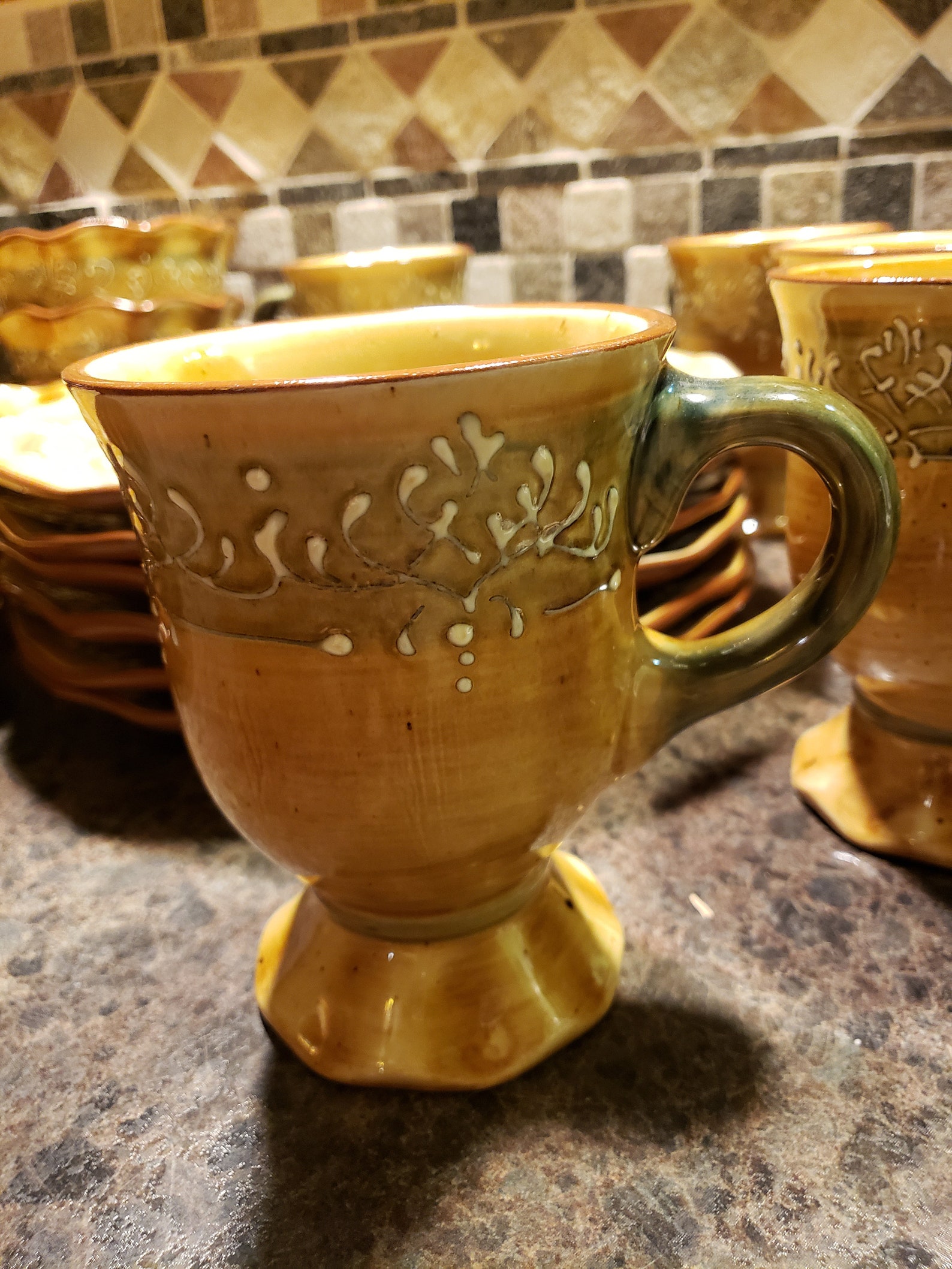 Choice of Vintage Pier 1 Imports Maroma Pattern Dishes - Etsy
