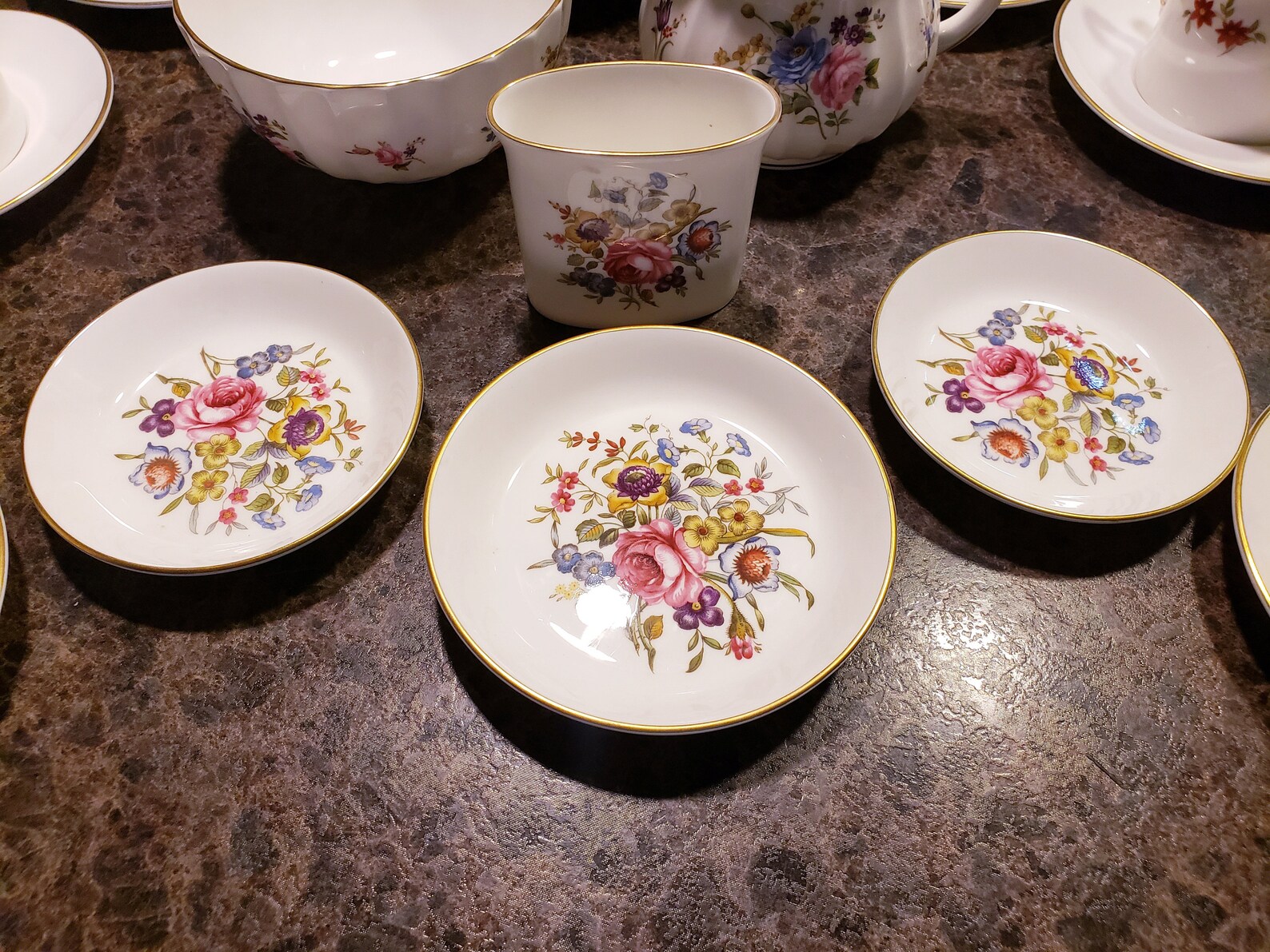 Stunning Vintage 19 Piece Royal Worcester Demitasse/tea Set - Etsy