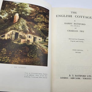 Vintage Copy of "the English Cottage" Part of the British Heritage ...