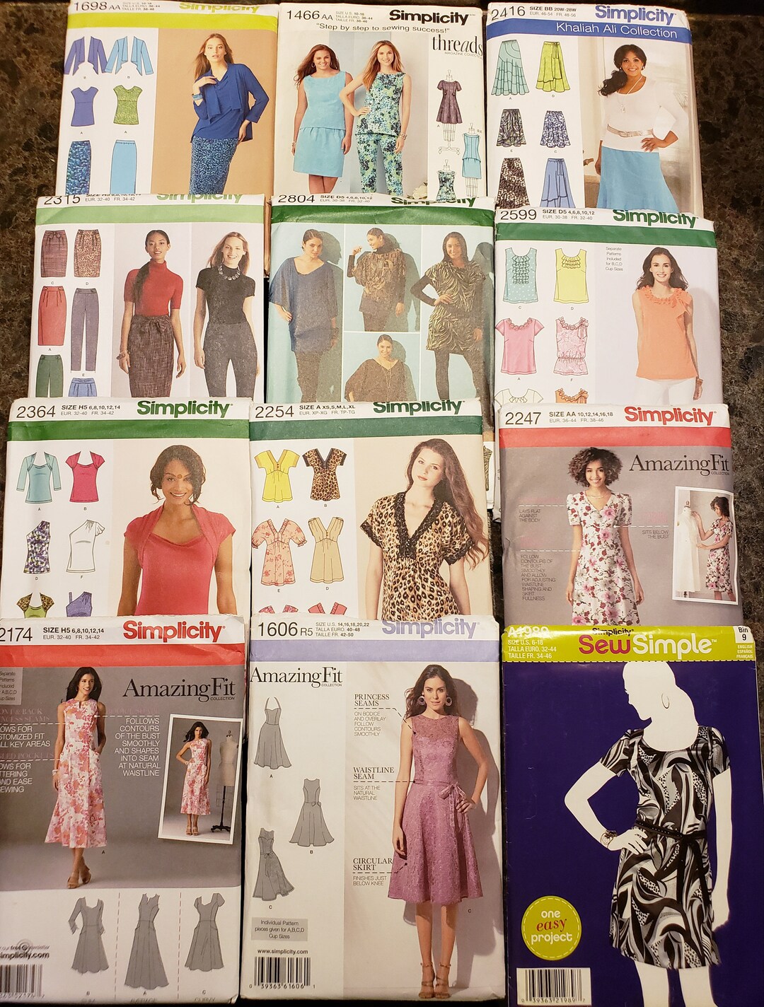Choice of NEW Simplicity Uncut Pattern One of 1466, 1606, 1698, 1989 ...