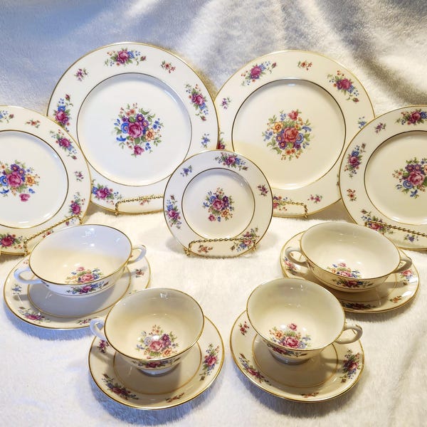 Rose Pattern China - Etsy