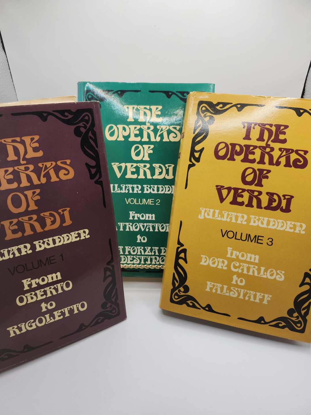 Vintage Copy of "the Operas of Verdi" Set of 3 Books by Julian Budder ...