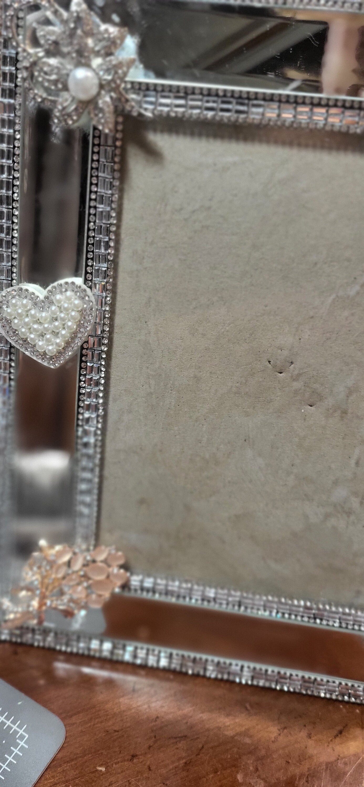 Beautiful Mirrored Bling Photo Frame Adorn With Jewelry - Etsy