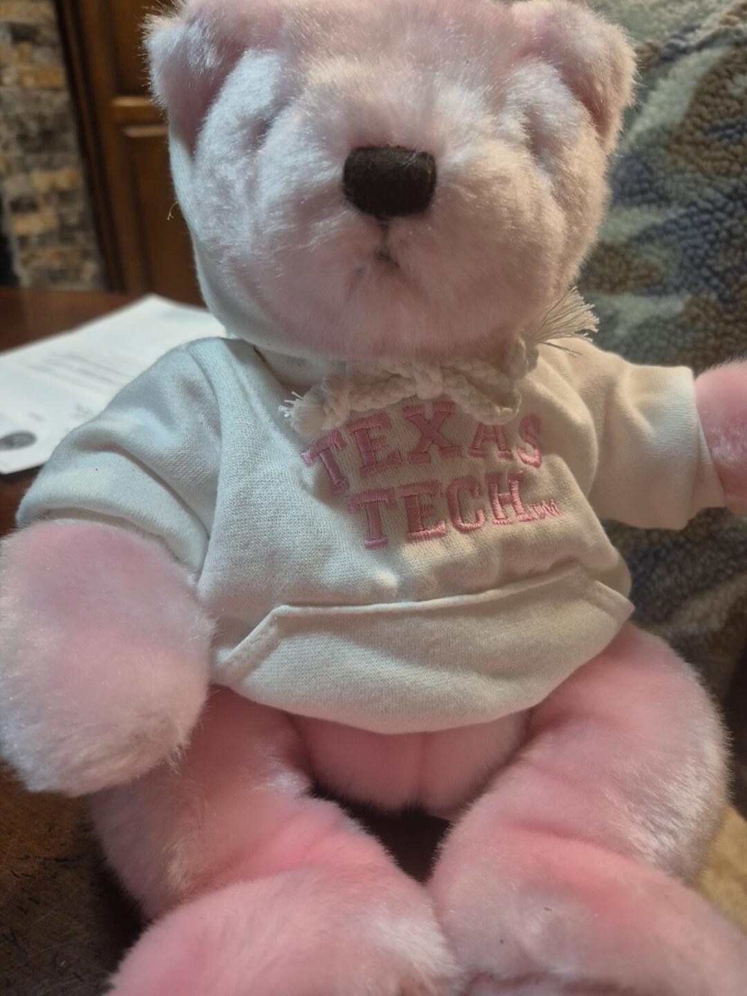 Pink Texas Tech Teddy Bear - Etsy
