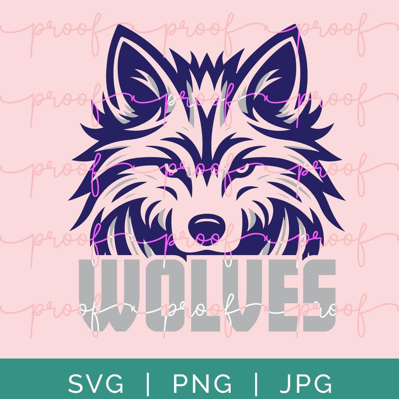 Wolves L PNG | School Spirit | Sublimation Design | DTF | Digital ...