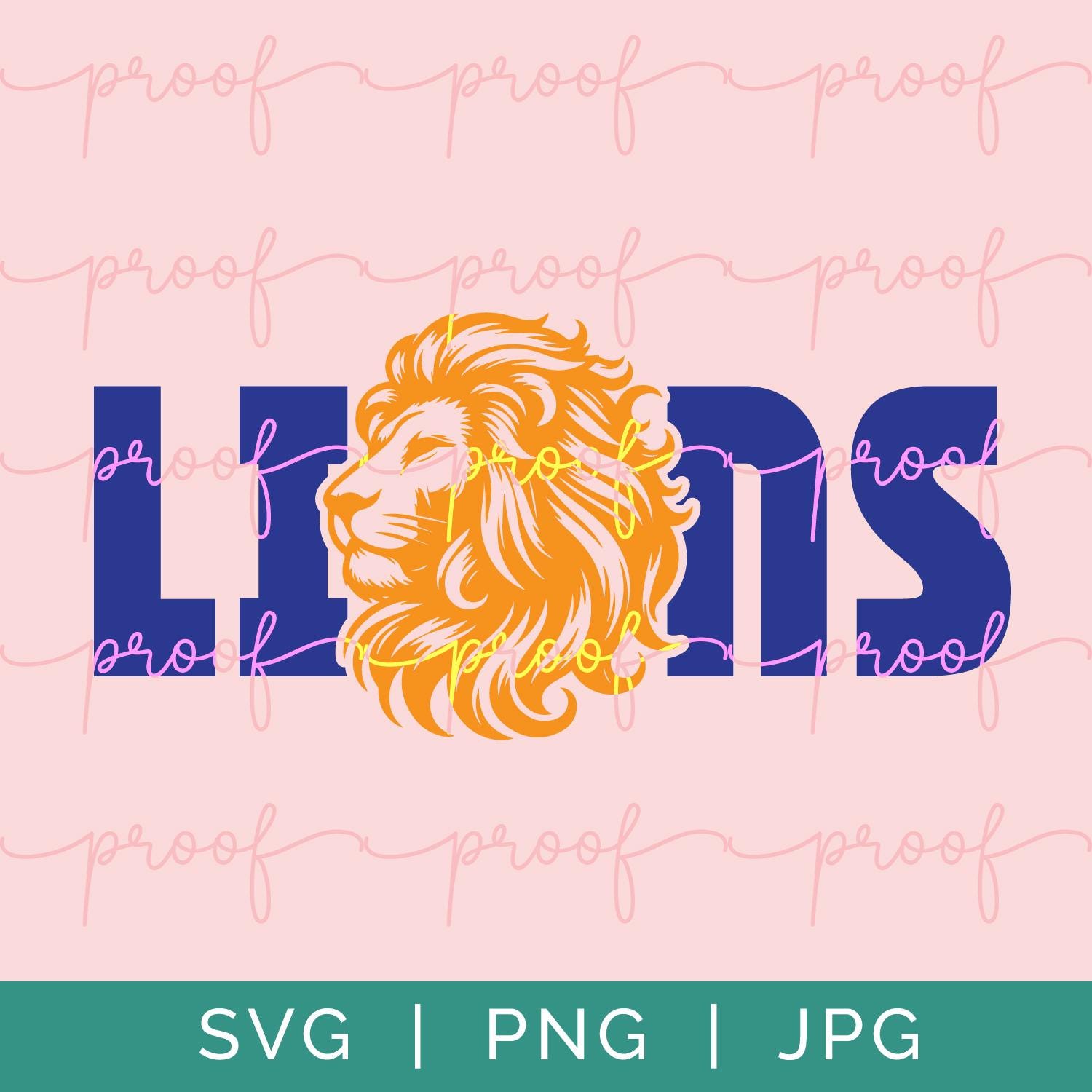 Lions PNG | School Spirit | Sublimation Design | DTF | Digital Design ...