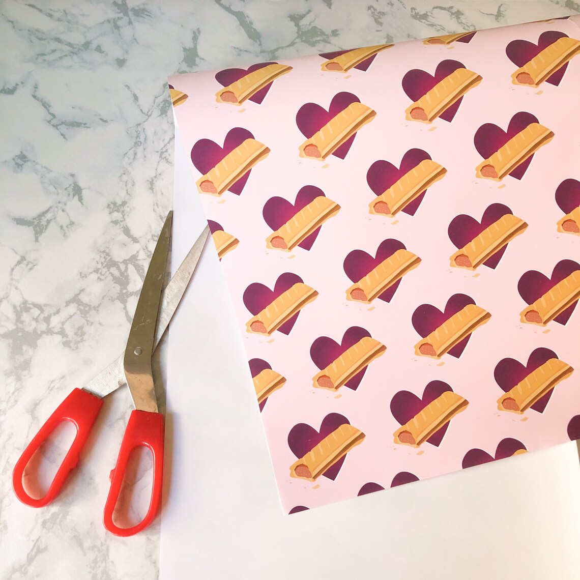 Funny Sausage Roll Gift Wrap: Novelty Wrapping Paper - Etsy UK